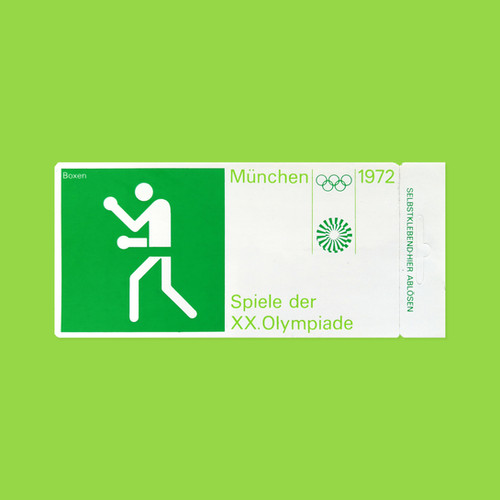 Pictogram Sticker - Boxing | Munich 72 Collected