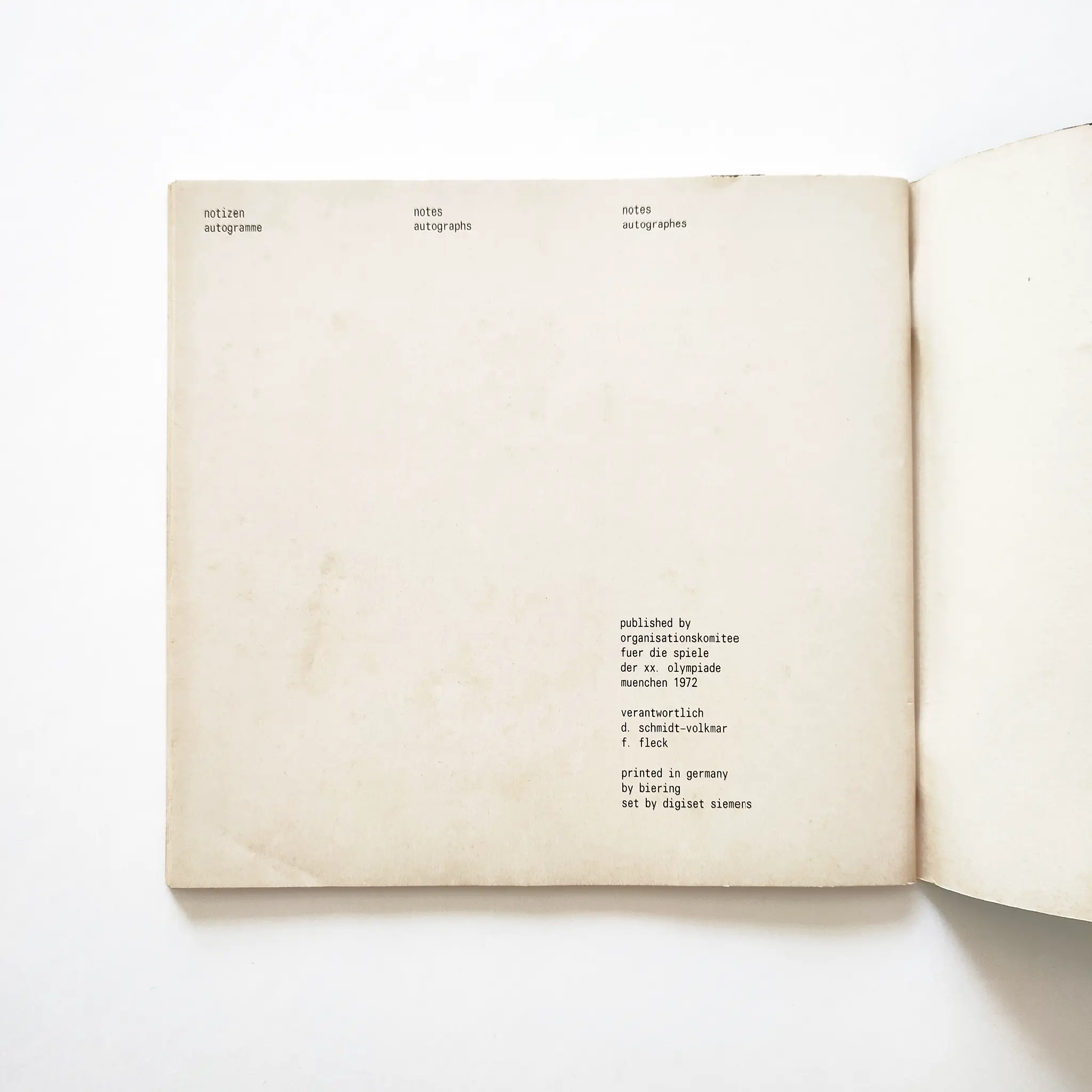 Boxing Programme | Munich 72 Collected