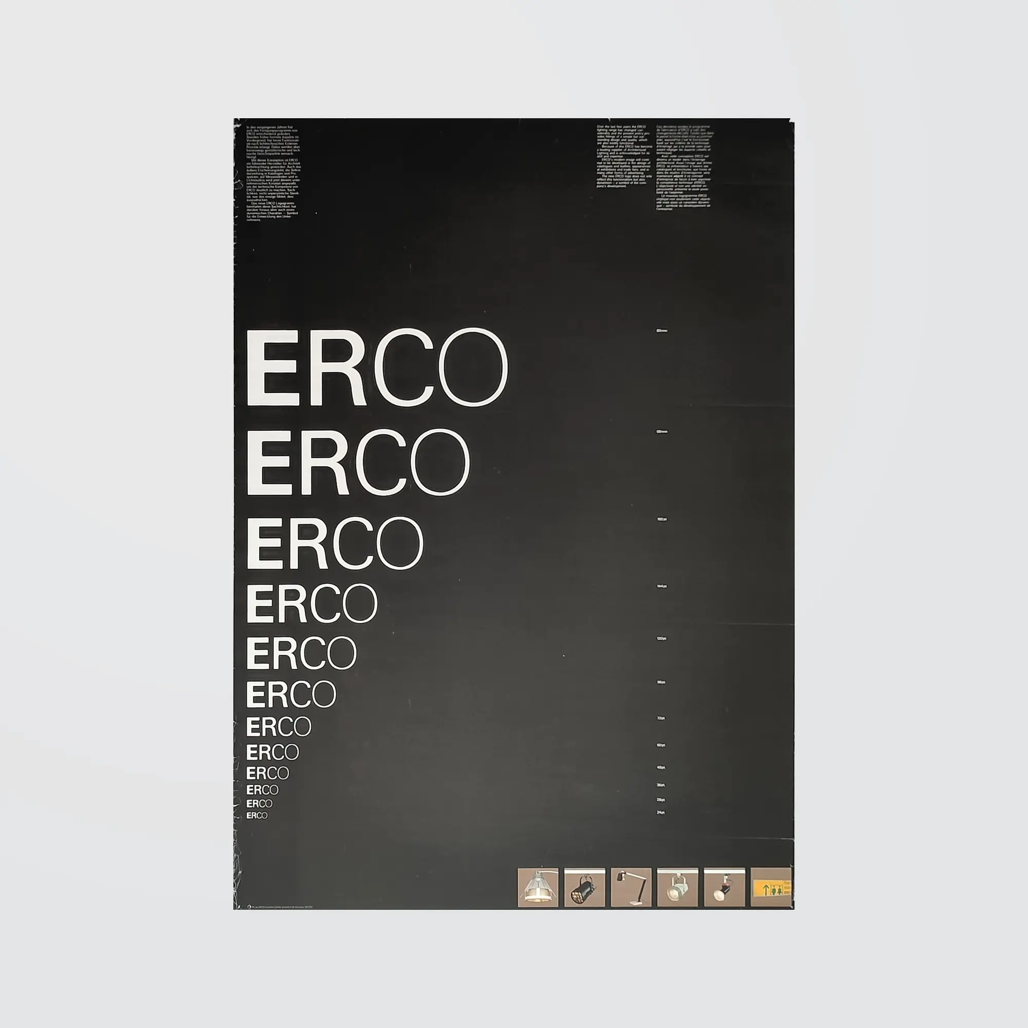 ERCO Logo Poster I | Munich 72 Collected