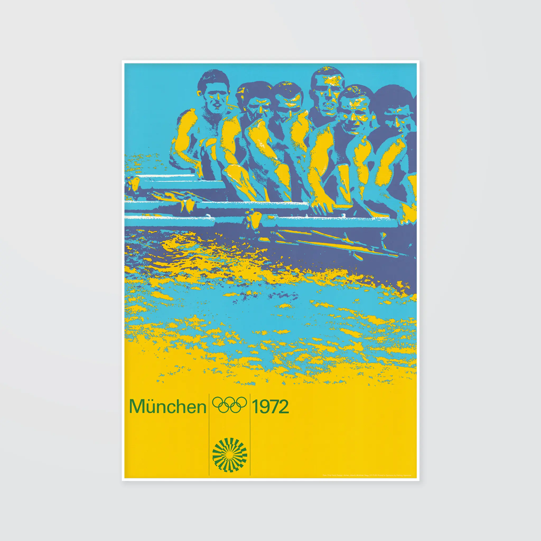 A0 Rowing Poster | Munich 72 Collected