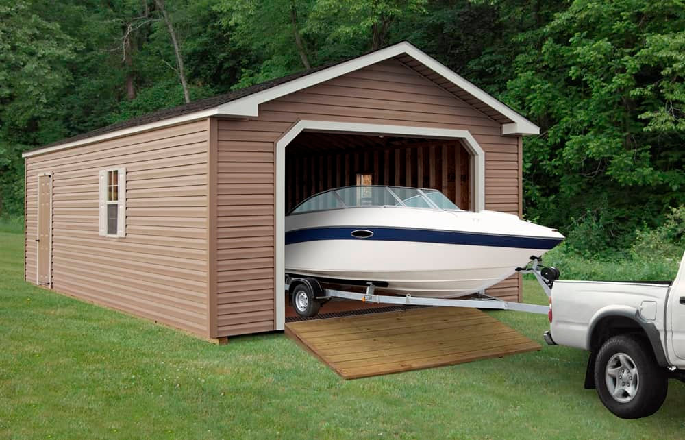 A-Frame One Car Garage | Best in Backyards