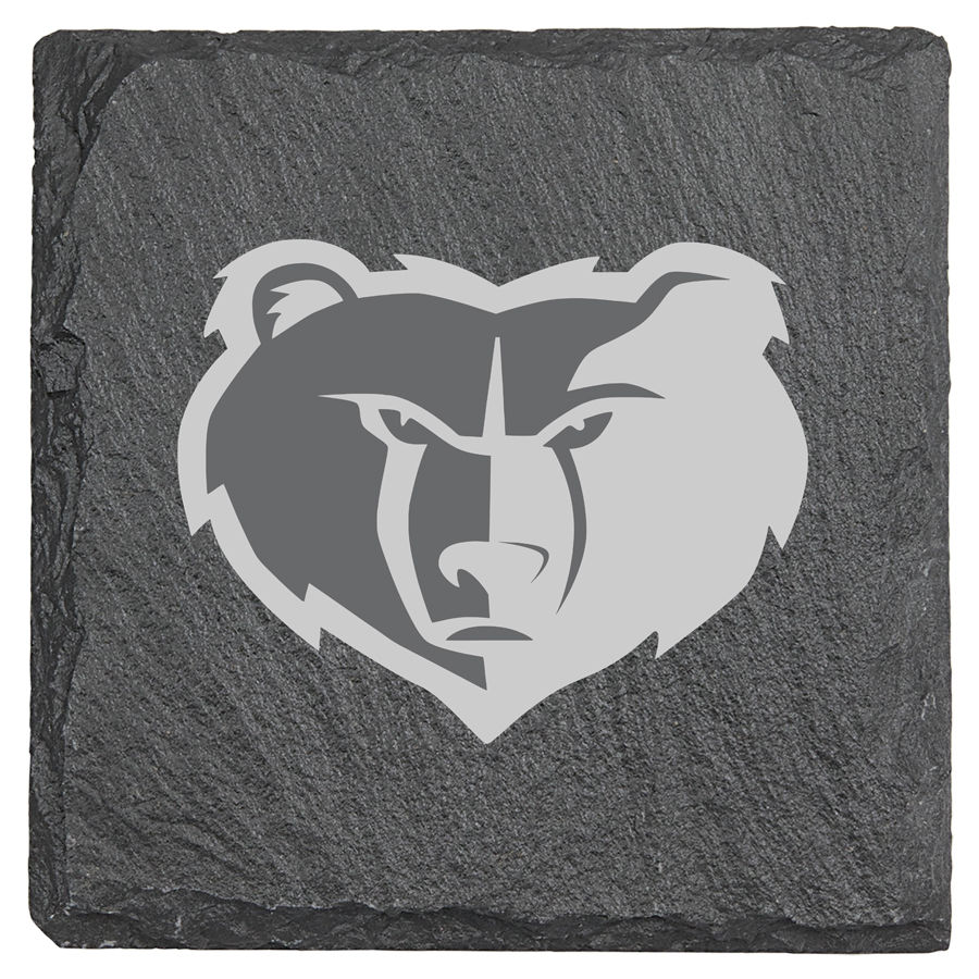 Basha Bears Logo | Slate Coasters | Set of 2 or 4, Round or Square ...