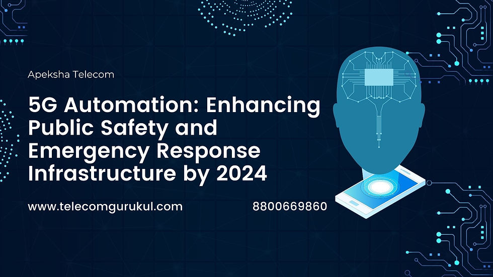 5G Automation: Enhancing Public Safety and Emergency Response ...