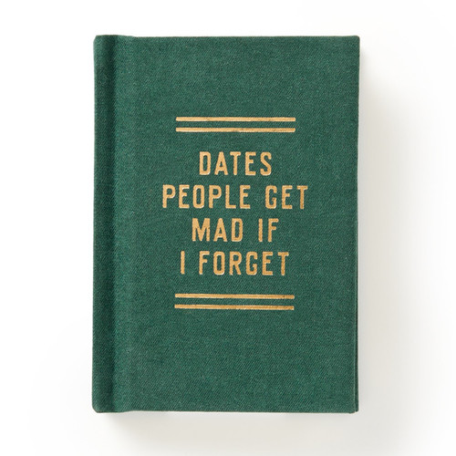 Dates People Get Mad If I Forget Tiny Diary | All She Wrote Books