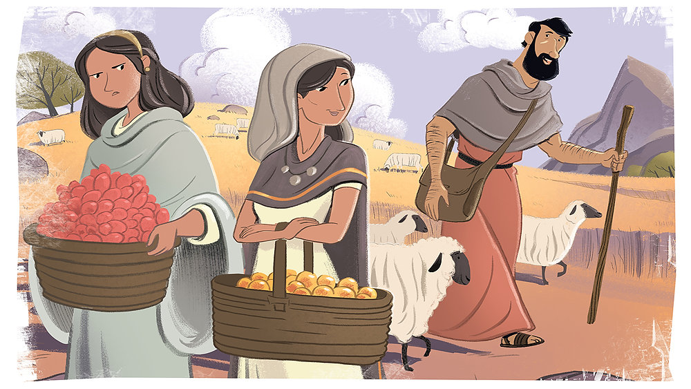 jacob and laban coloring pages