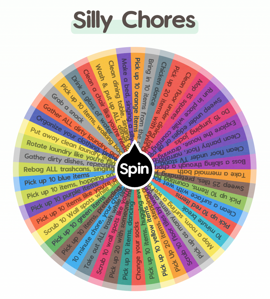 Wheel of... CHORES... Date Night!
