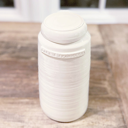 Personalised Spaghetti Storage Jar by Gemma Wightman Ceramics
