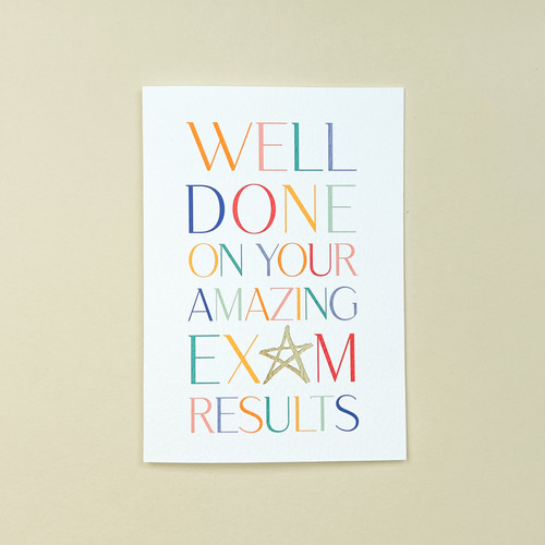 Well Done on your Amazing Exam Results | Grace Jackson Design