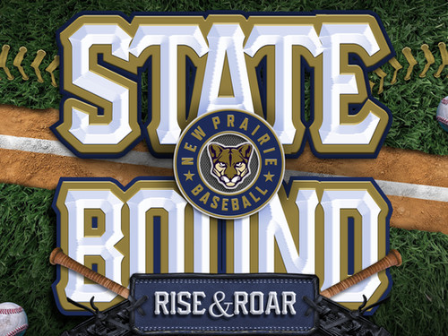 New Prairie Baseball "State Bound" Yard Sign | DesignLine