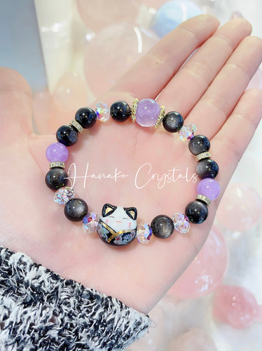 Kawaii Fortune Protector - Evil Eye Protection, Health | Hanako Crystals