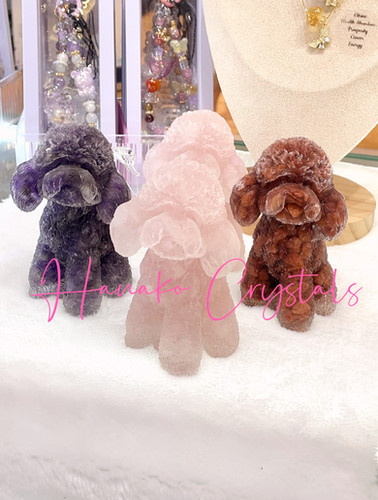Crystal Resin Poodle | Hanako Crystals