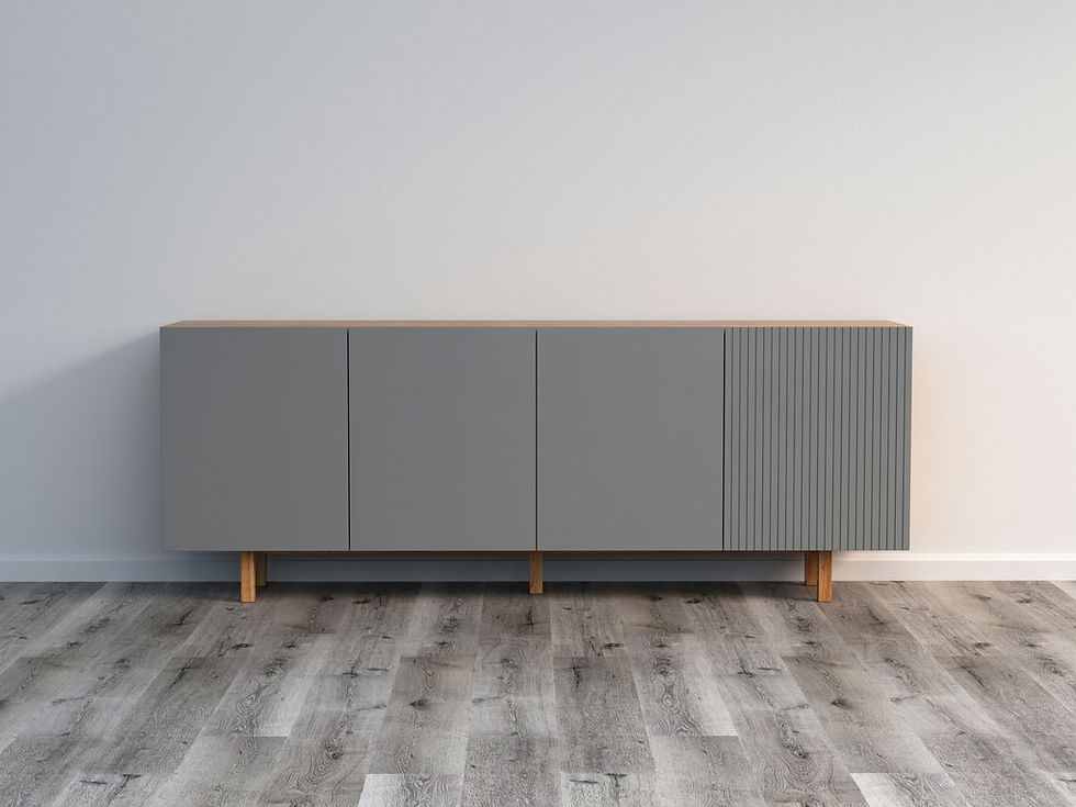 Rack alto con puerta acanalada 2,00m | Rodriguez Interiores