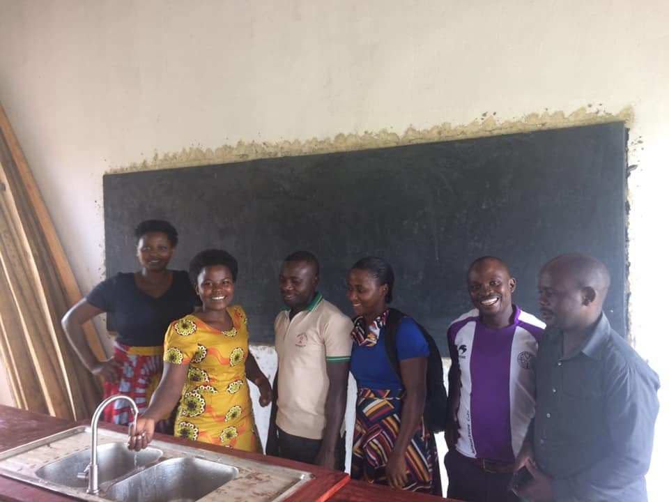 A new science lab at Kihembe Secondary School