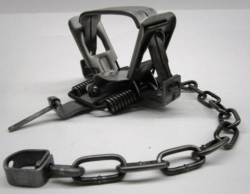 Duke #2 Coil Spring Square Jaw 4-coiled | Cumberland Trappers