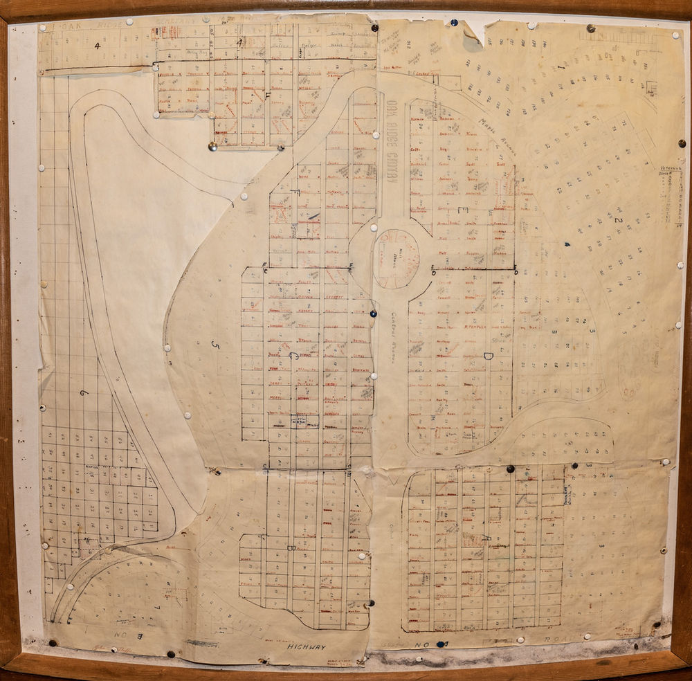 Earliest map of Oak Ridge, documented by John Puffer.