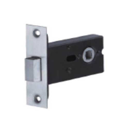 DH3040 Mortise Dead Bolt 77mm With SS Plate Black Body Lock | PAG Hardware