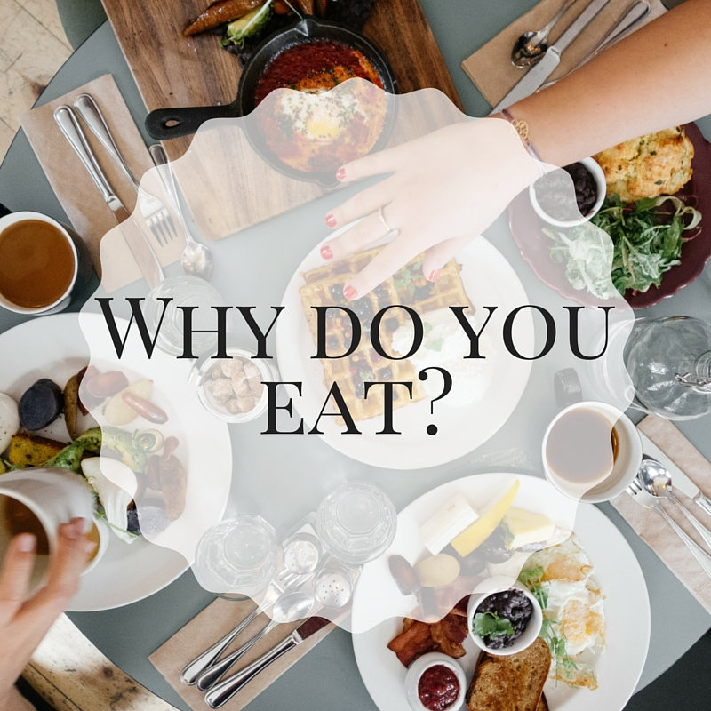 Why do you eat?
