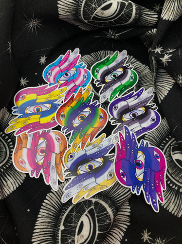 Biblically Accurate Angel Pride Stickers-Matte | Bunnimew