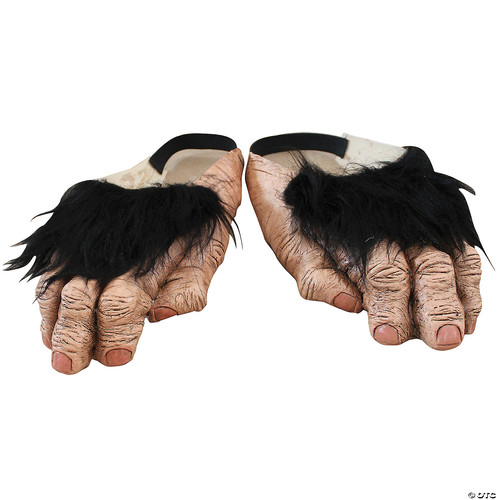 Adults Chimp Feet | Haunted Props