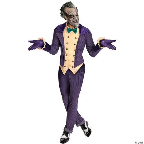 Men's Arkham City Joker Costume | Haunted Props