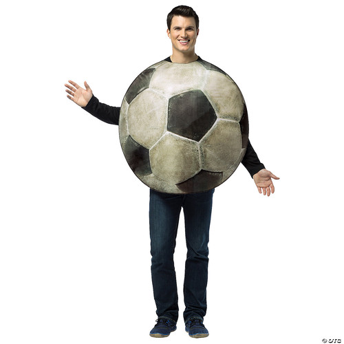 Men's Soccer Ball Costume | Haunted Props