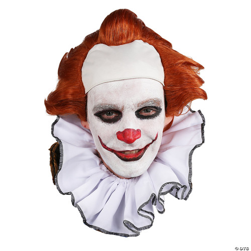 Adults Red Crazy Clown Wig | Haunted Props