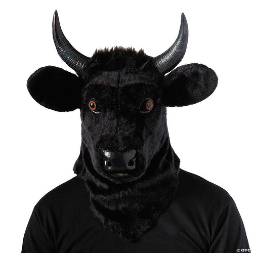 Adults Bull Moving Mouth Overhead Mask - One Size | Haunted Props