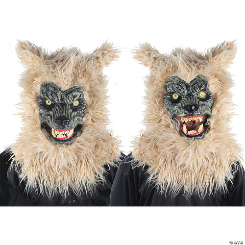 Animated Animal Werewolf Mask | Haunted Props