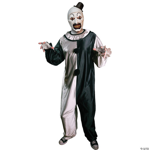 Men's Terrifier Art The Clown Costume | Haunted Props