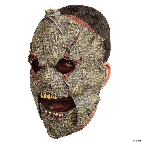 Scarecrow Moving-Mouth Latex Mask | Haunted Props