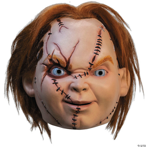 Adults Child’s Play: Curse of Chucky™ Scarred Chucky Latex Mask - One ...