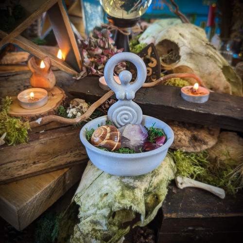Goddess Offering Bowl in Stone | Altar Collective