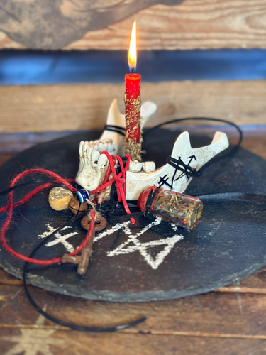 Jaw Bone Spell Kit for Protection Against Gossip, Negative Energies and ...