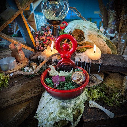 Goddess Offering Bowl in Red | Altar Collective