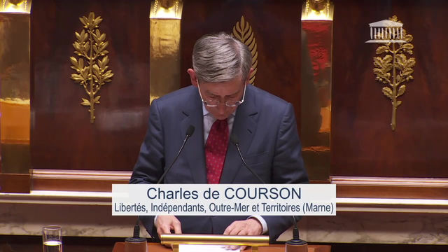 Présentation de notre motion de censure - Charles de Courson
