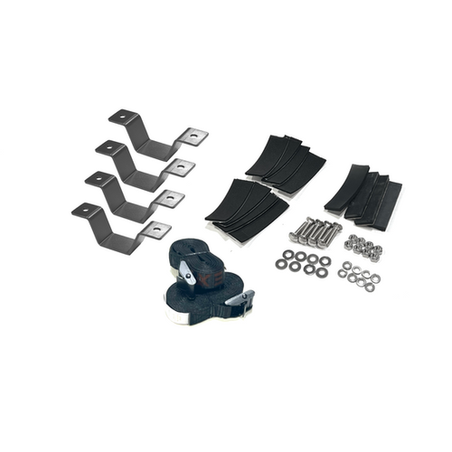 8-00-9847 KAYAK BASKET BOTTOM BRACKETS (4pcs), Square Crossbar Brackets ...