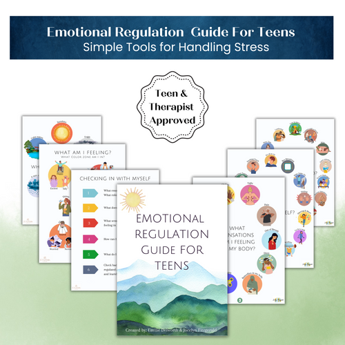 Emotional Regulation Posters For Teens | The Peaceful Mother