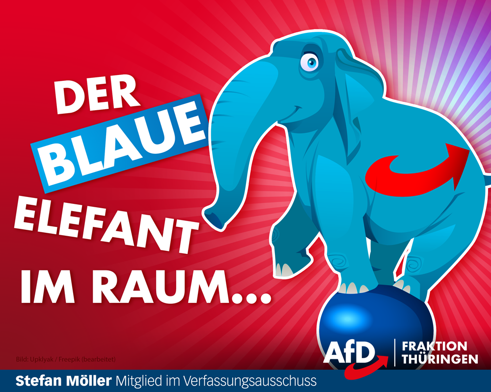 Der blaue Elefant im Raum