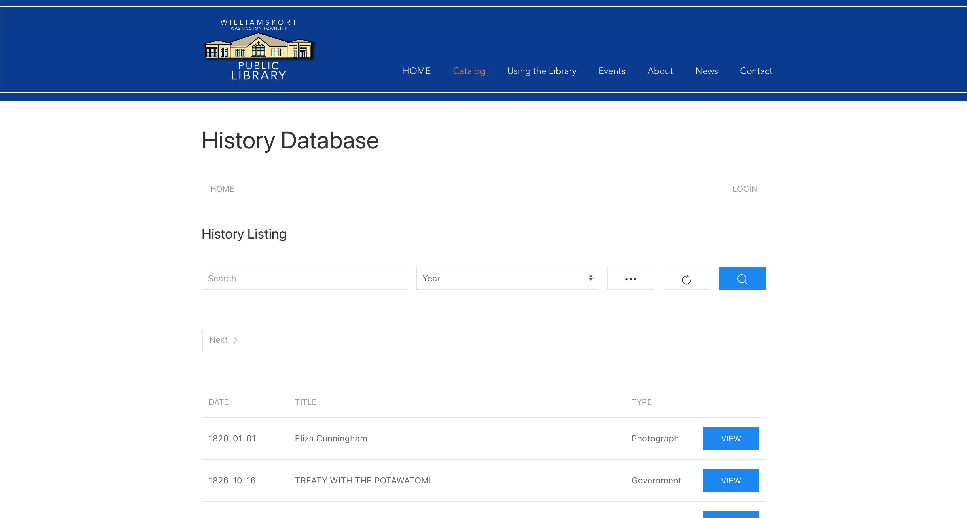 history-database