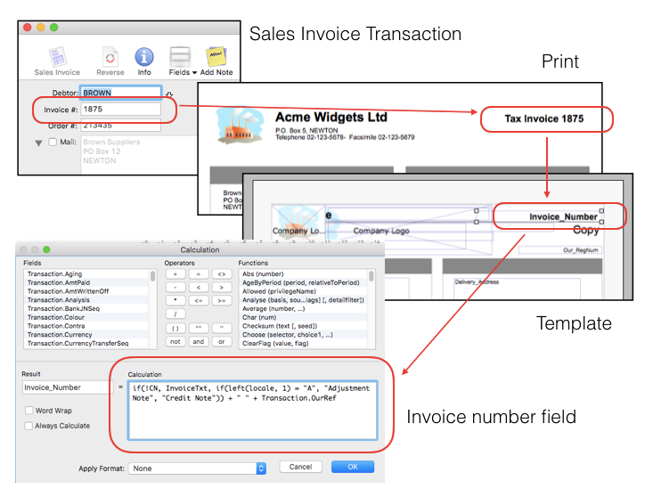 Invoice Reference Number