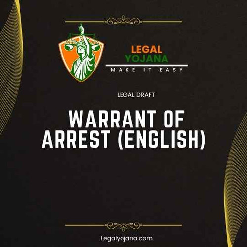 WARRANT OF ARREST (English) | Legal Yojana