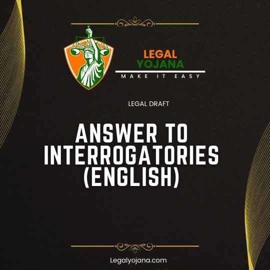 Answer to Interrogatories