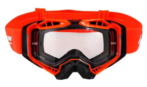 BLACK/HI VIZ ORANGE - AURA GOGGLES | LS2 USA