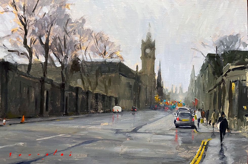 From The Bottom of Calton Hill | Daniel Sharples Art