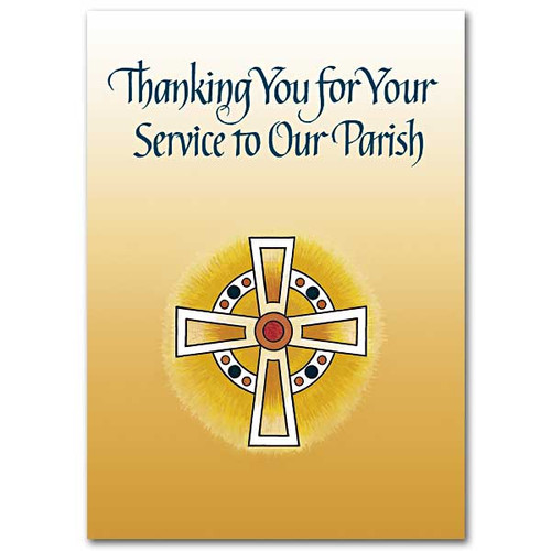 Thanking You for Your Service to Our Parish/Priest Appreciation Card ...