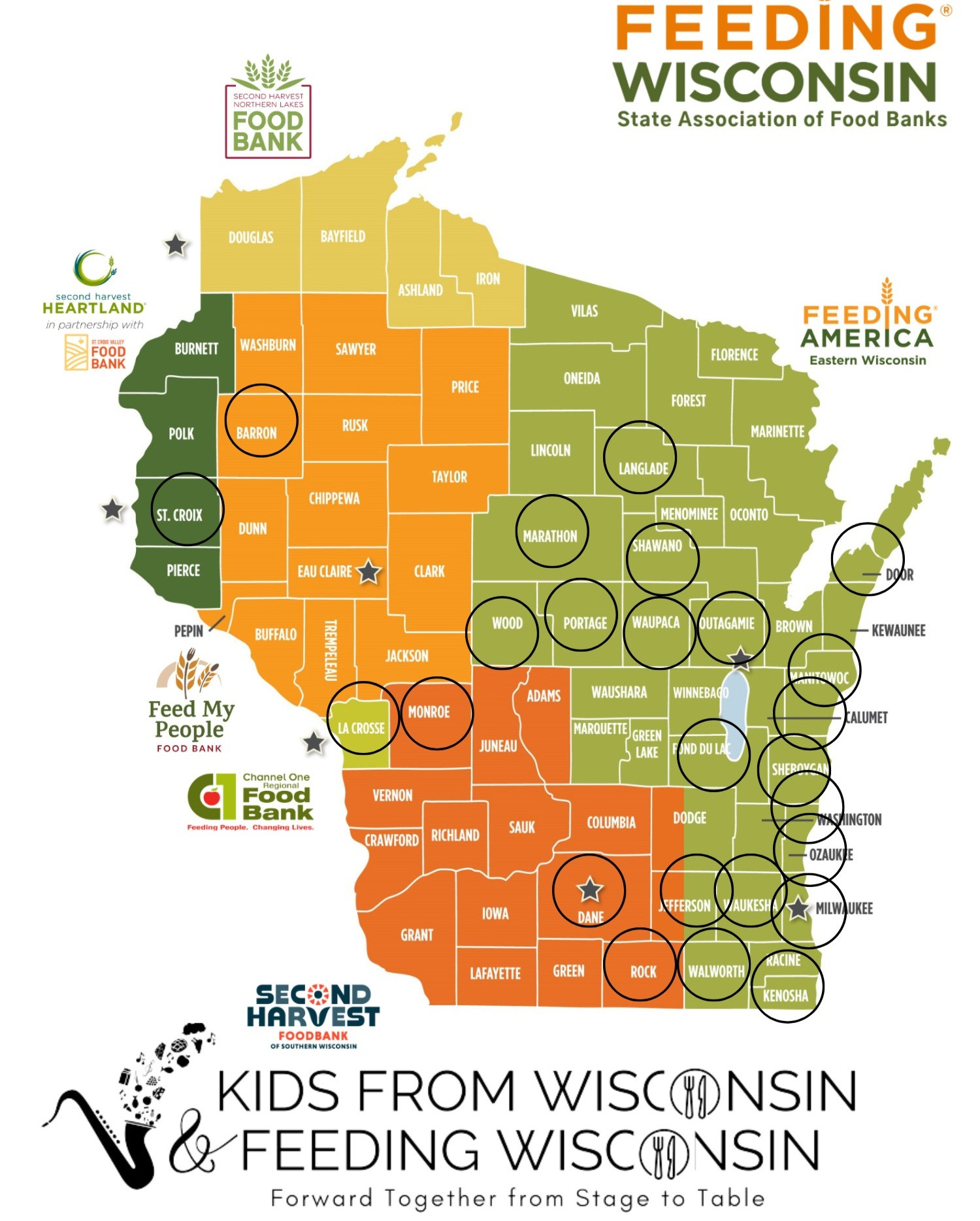 FORWARD TOGETHER FROM STAGE TO TABLE | Kids From Wisconsin