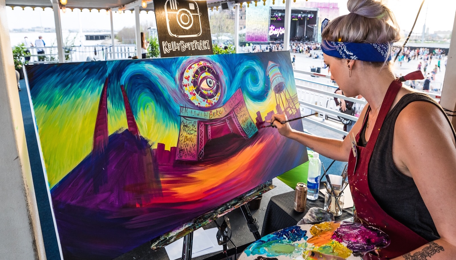 LIVE PAINTING | Kelly Boyett | New Orleans Artist