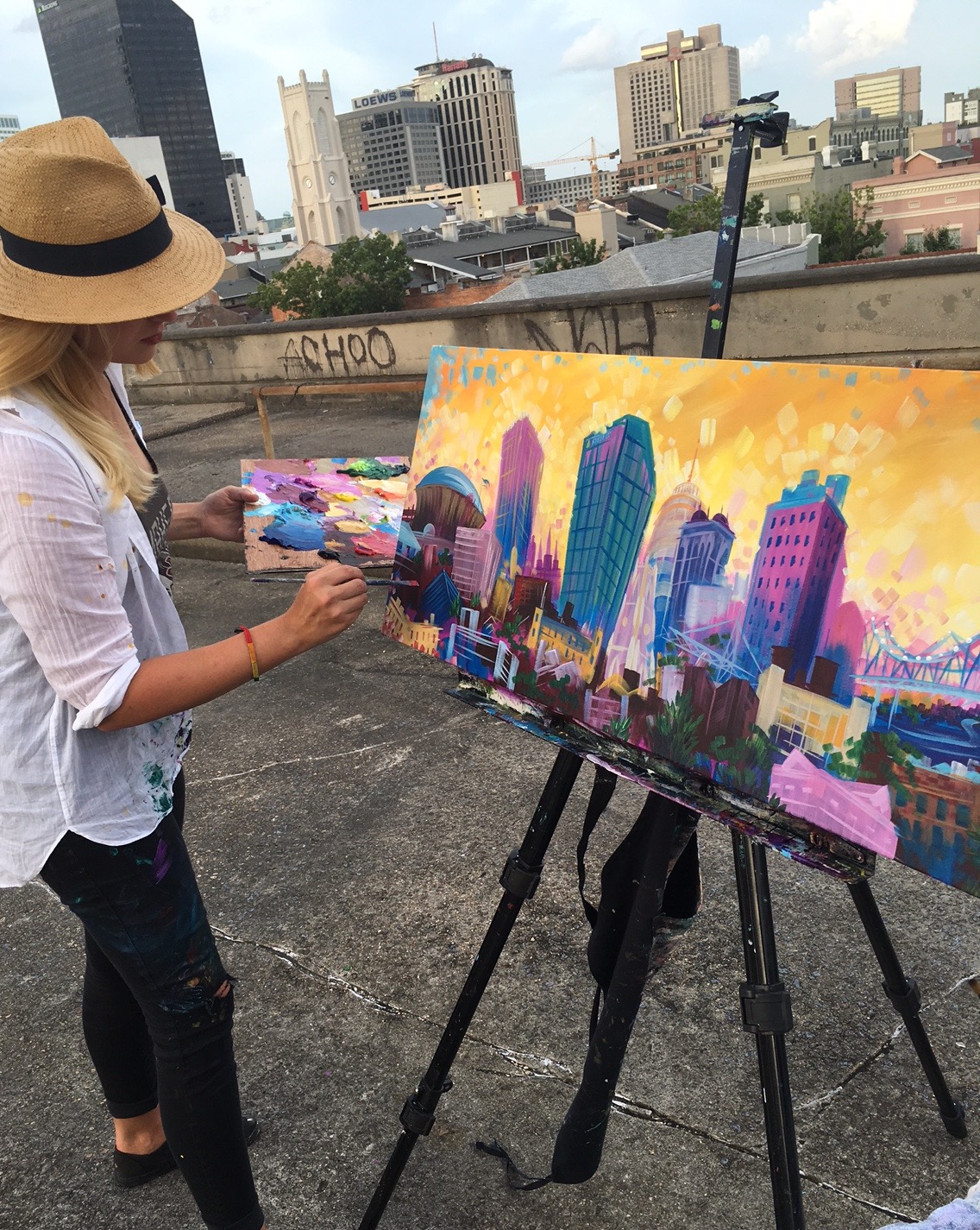 LIVE PAINTING | Kelly Boyett | New Orleans Artist