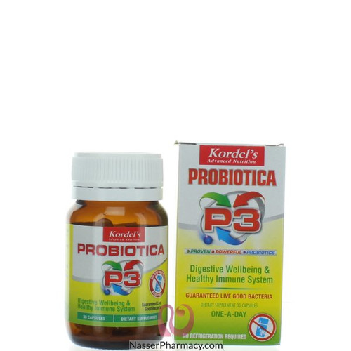 KORDEL'S PROBIOTICA P3 CAP 30'S | IBN RUSHD PHARMACY