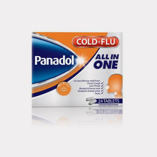 PANADOL ALL IN ONE TAB 24’S | IBN RUSHD PHARMACY